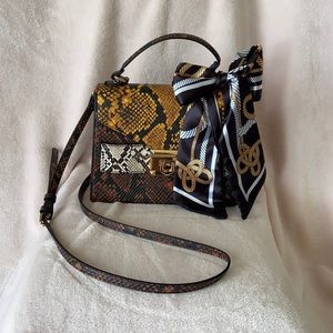 Aldo | Bags | Aldo Glendaa Crossover Handbag Faux Snake Skin | Poshmark